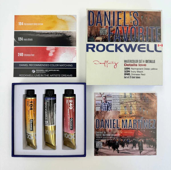 Daniel Set 4 – Detalle – Rockwell Art Supplies